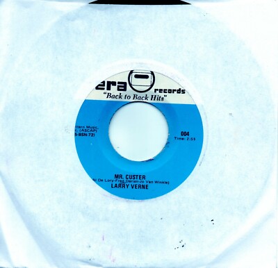 LARRY VERNE - MR. CUSTER / MISTER LIVINGSTON | eBay