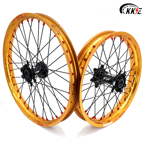 KKE 21/18 E-Bike Wheels Takasago EXCEL Gold Rims Fit SurRon Ultra Bee ...