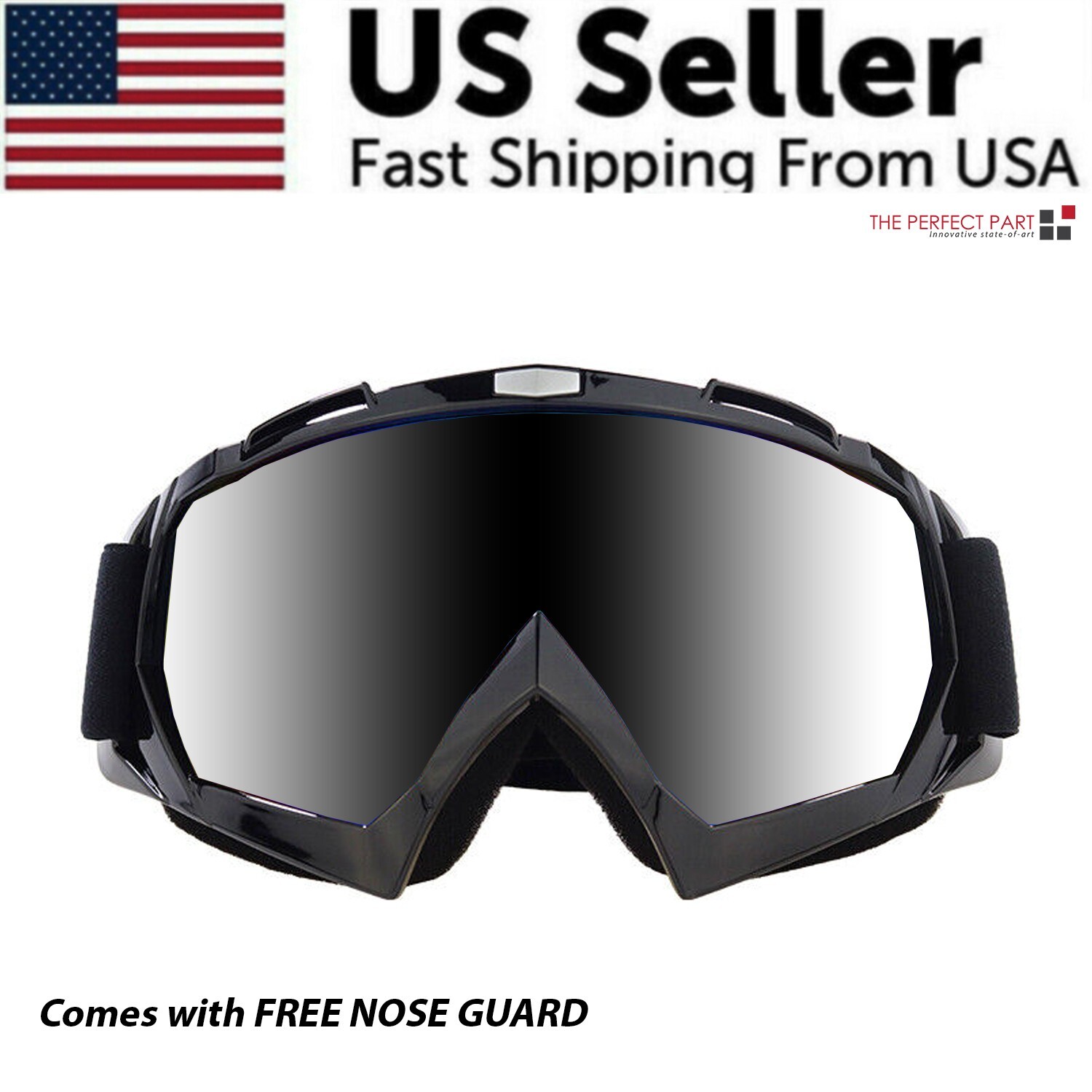 Motocross Goggles Racing Off-Road Dirt Bike ATV UTV BMX MX XC ...