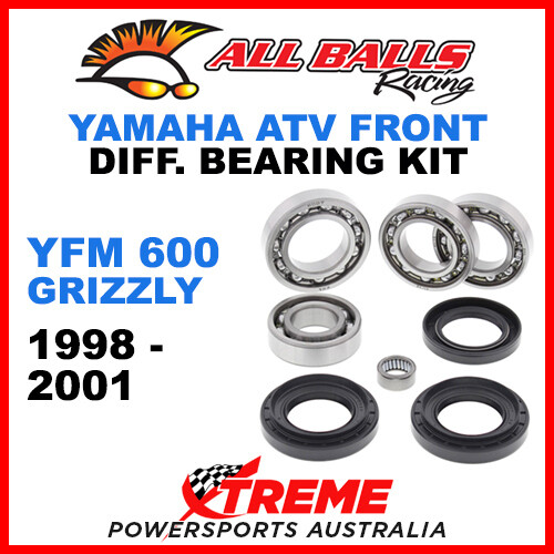 All Balls 25-2029 Yamaha YFM 600 Grizzly 98-01 Front Differential ...