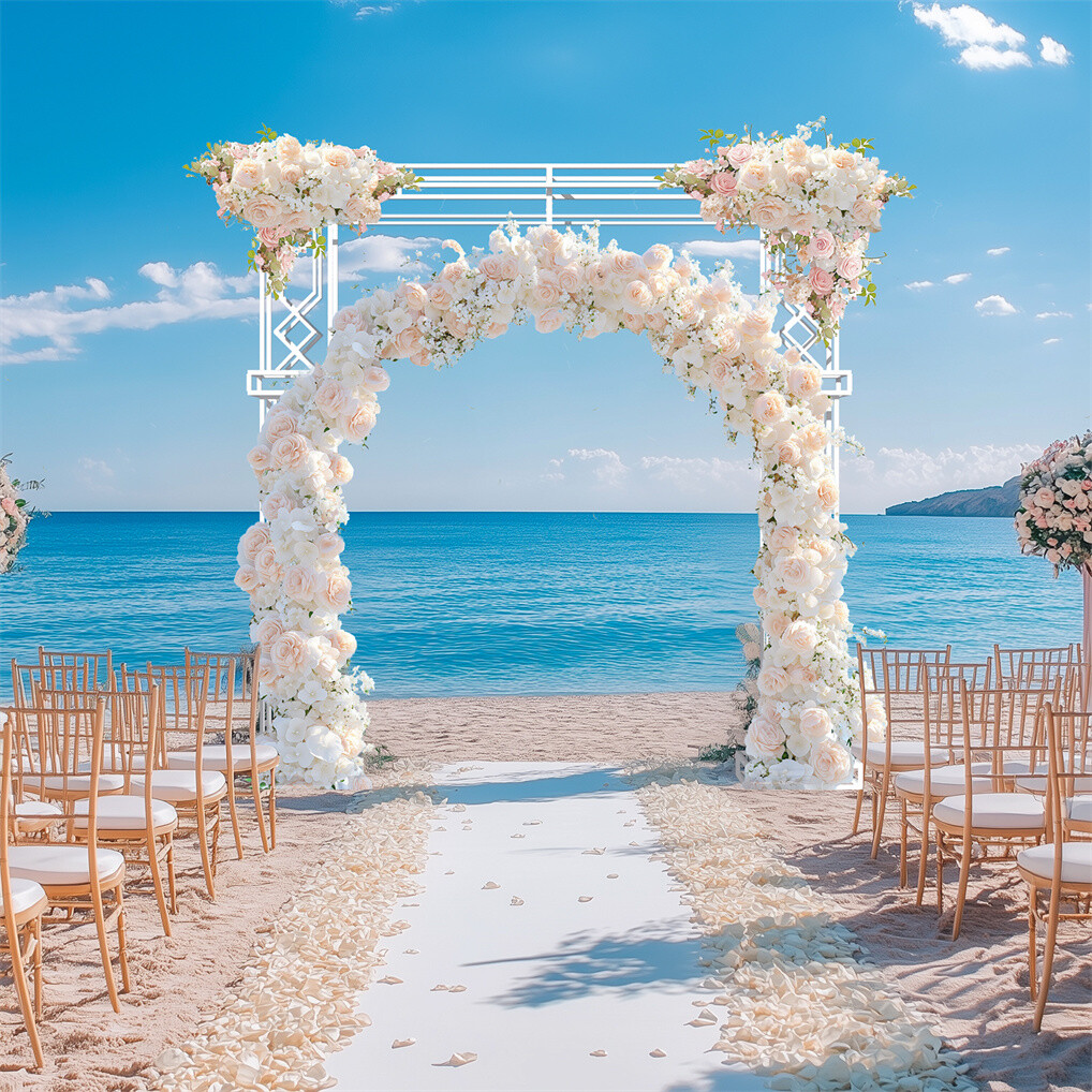 Extra LargeWhite Wedding Archway Stand Celebration Ceremony Backdrop ...