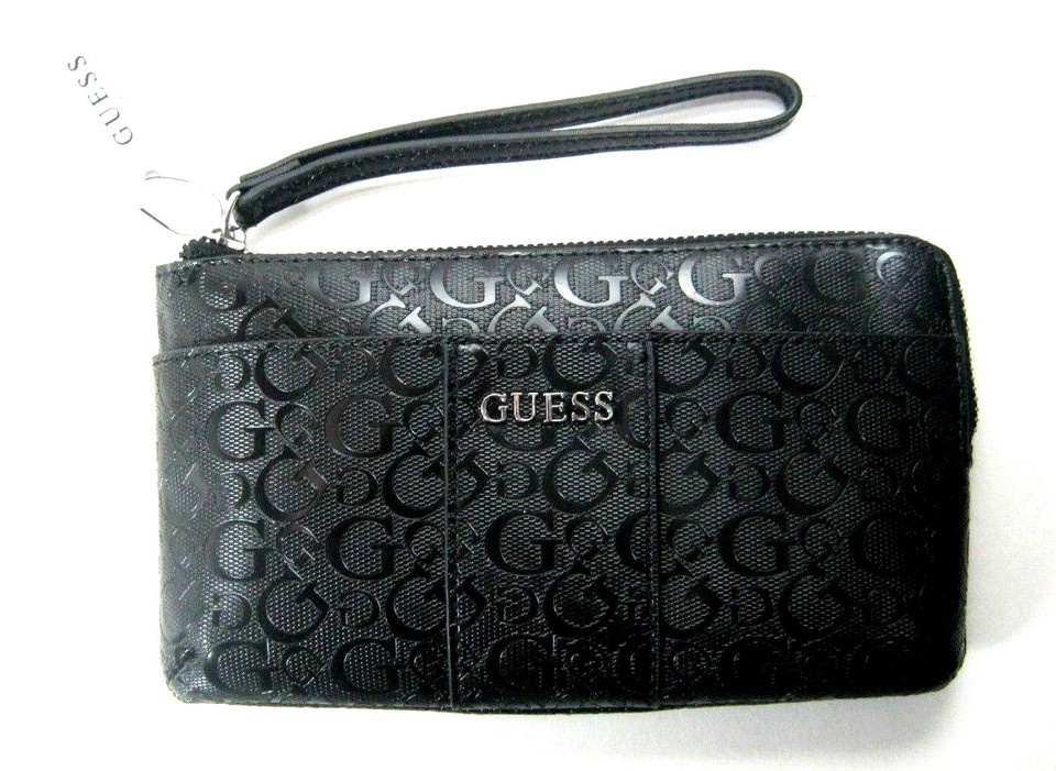 Guess Ware SLG Wristlet Wallet Selected Color: Black, Gold, Red, Blush ...