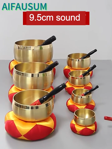 4" to 10" Copper Chime tibetan singing bowl Buddha sound bowl ...