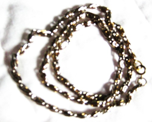 22" SILVER Tone 4MM BYZANTINE TURKISH BOX ROPE CHAIN NECKLACE gift box ...