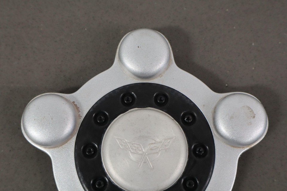 97-99 C5 Corvette Set of 4 Silver Wheel Center Caps | eBay