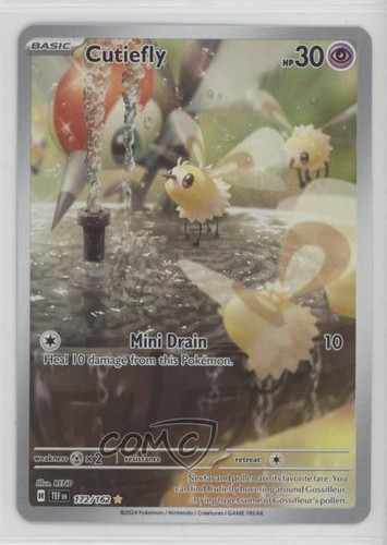 2024 Pokemon SV05: Temporal Forces Illustration Rare Cutiefly #172 06pp ...