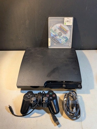 Playstation 3 PS3 Slim 250GB Console Bundle CECH-2001B SIXAXIS ...
