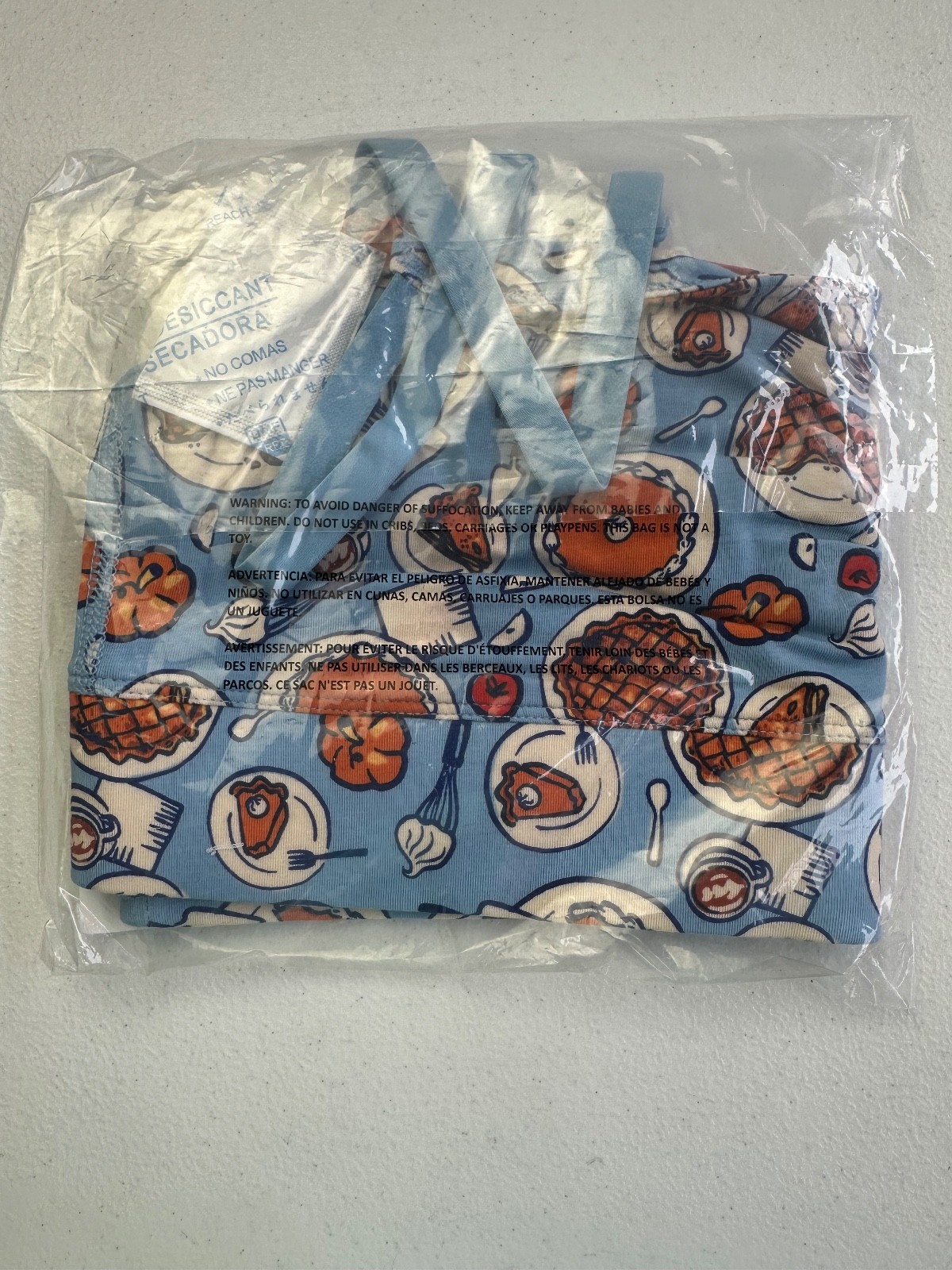 Duluth Trading Free Range Organic Cotton Bralette Blue Piece of Pie ...