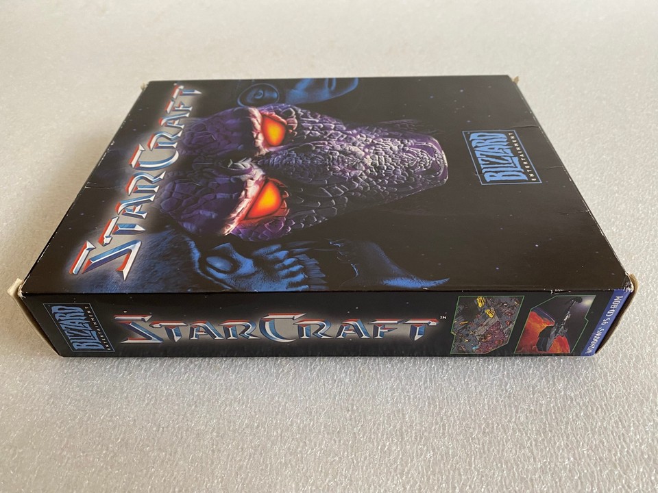 StarCraft 1 PC CD-ROM Big Box Vintage RTS Game Blizzard 1998 | eBay UK