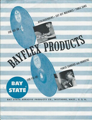 MRO Brochure - Bay State - Bayflex Abrasives for Sander Grinder 8 item (MR302) | eBay