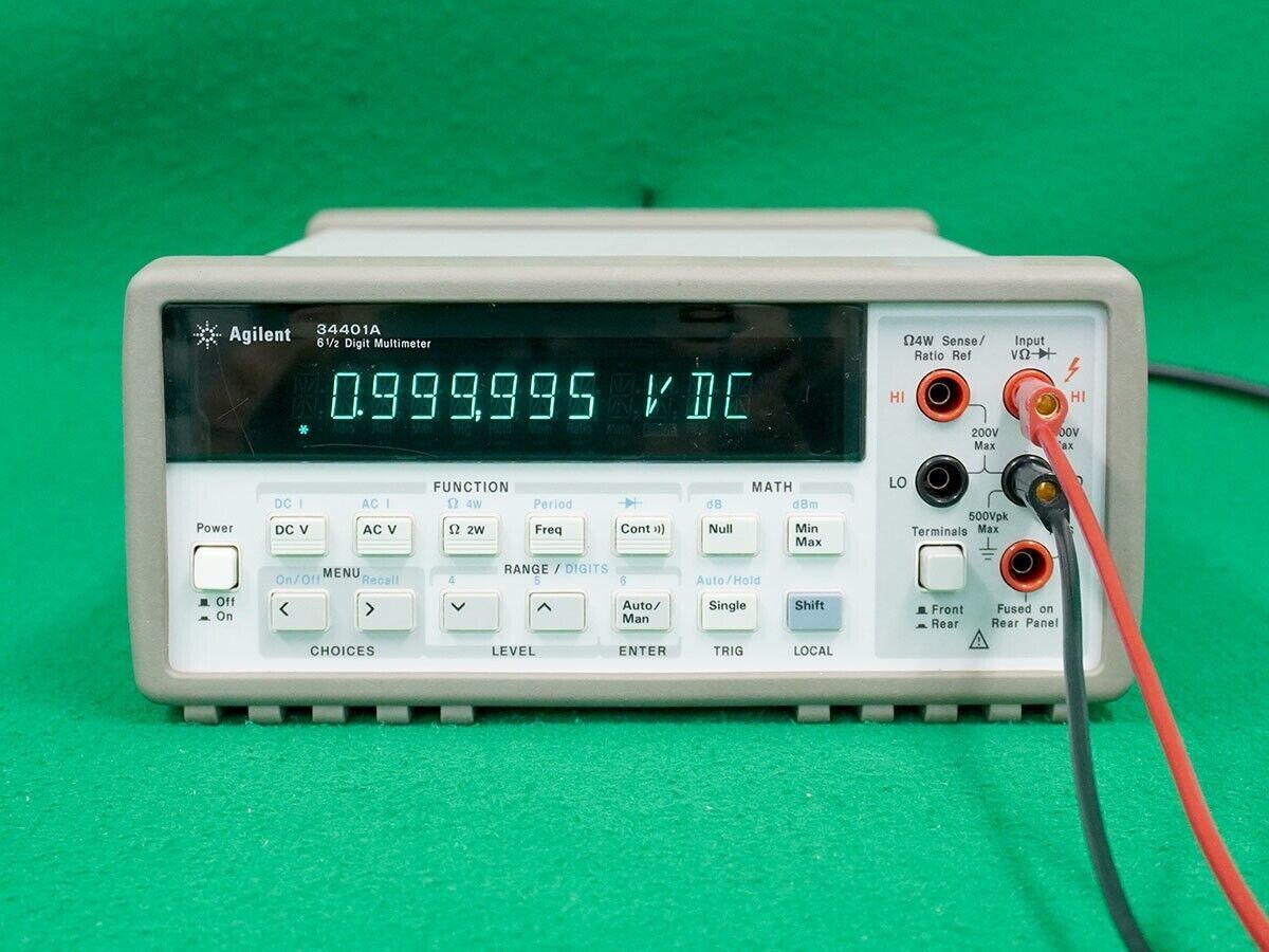HP / Agilent 34401A Used Digital Multimeter 6½ Digit Tested & Spot-on ...