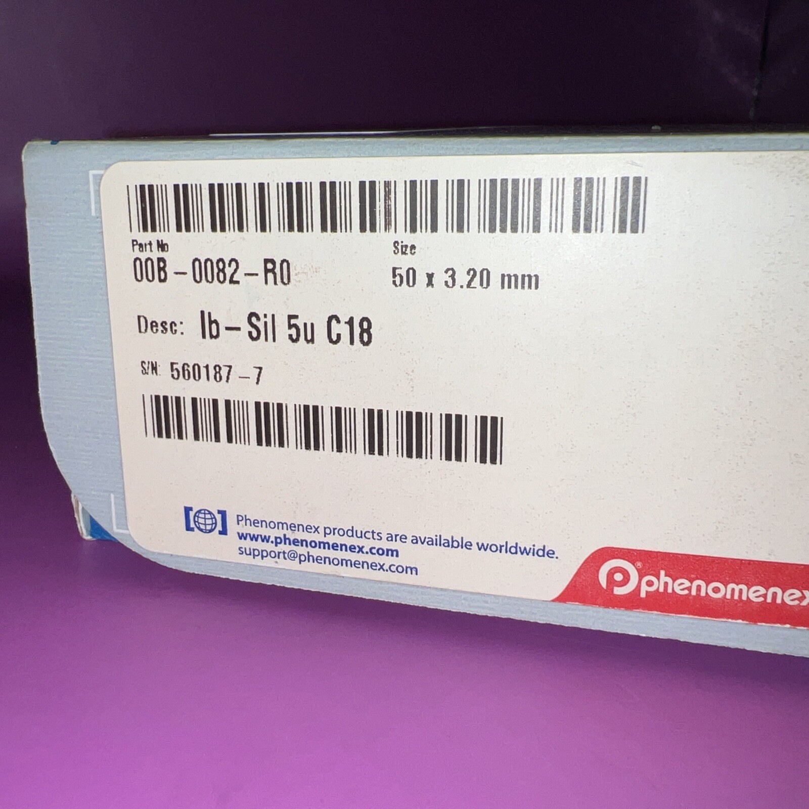 NEW HPLC Column Phenomenex IB-SIL C18 5um 50 x 3.2 mm 00B-0082-R0 | eBay