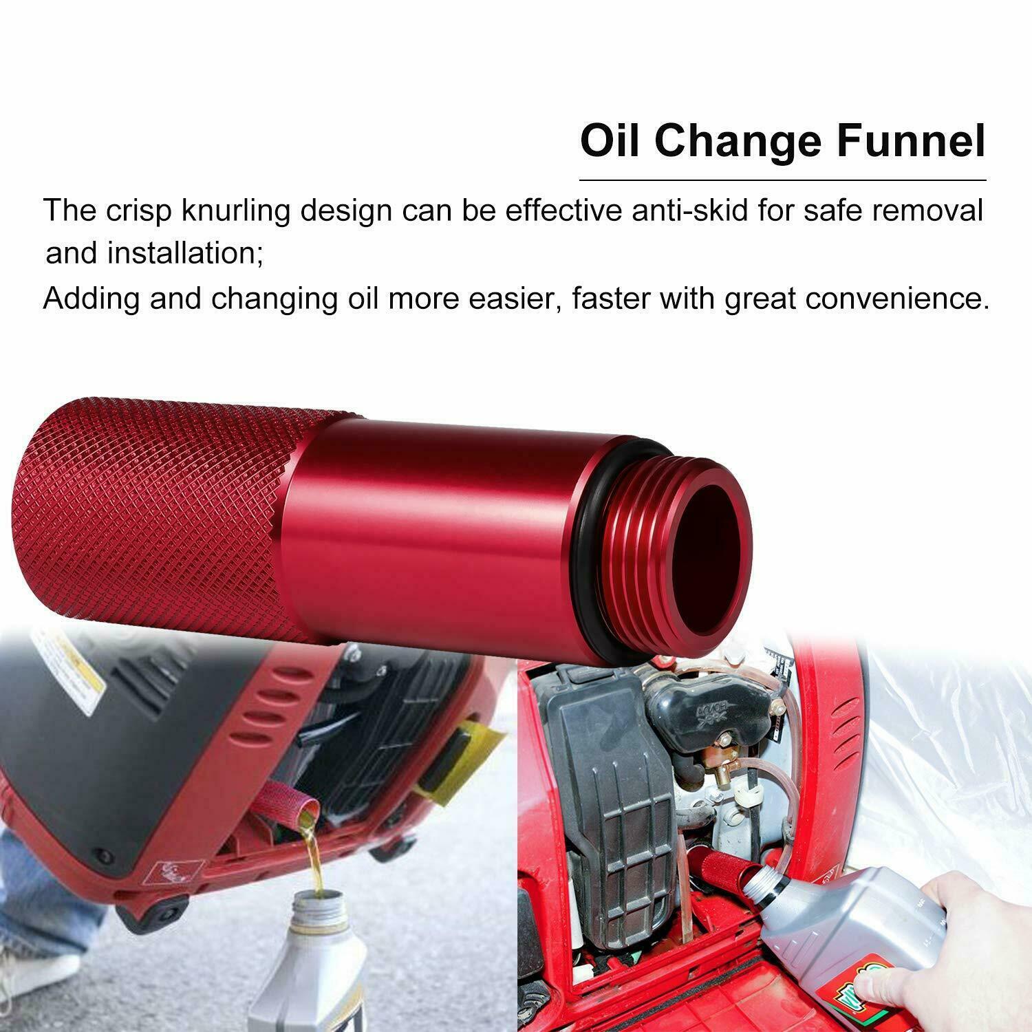 Fit For Honda Generator EU2200i Run Gas Cap w/ Brass Funnel Aluminum ...