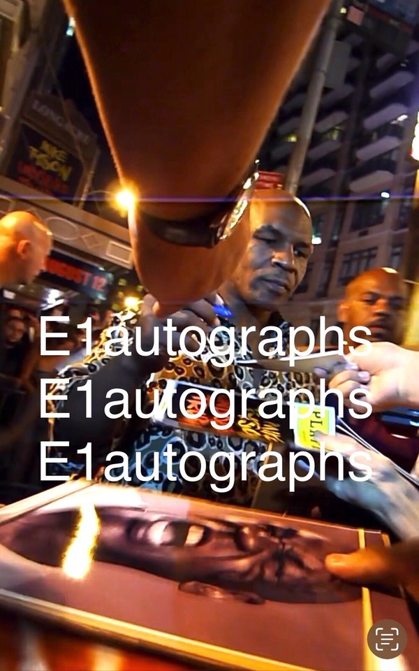 Mike Tyson signed 8x10 Photo - Rare Exact Proof. Boxing Champ | eBay