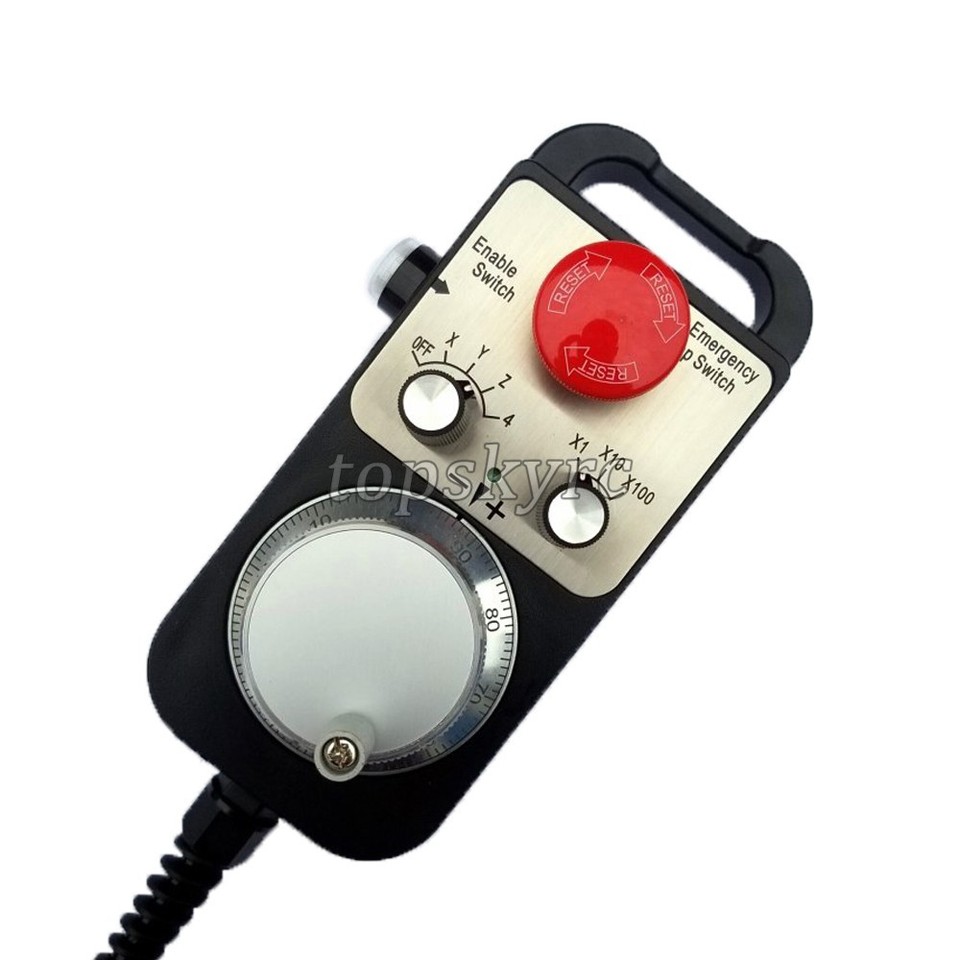 4Axis CNC Controller Kit MPG Pendant Handwheel + CNC Controller XC609MD ...
