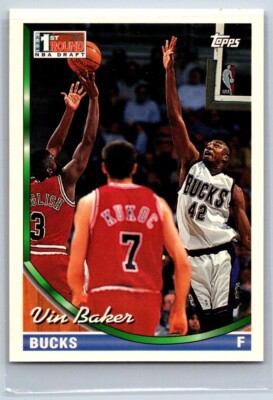 Vin Baker - 1993-94 Topps #306 - CENTERED - SHARP CORNERS - Rookie Card ...