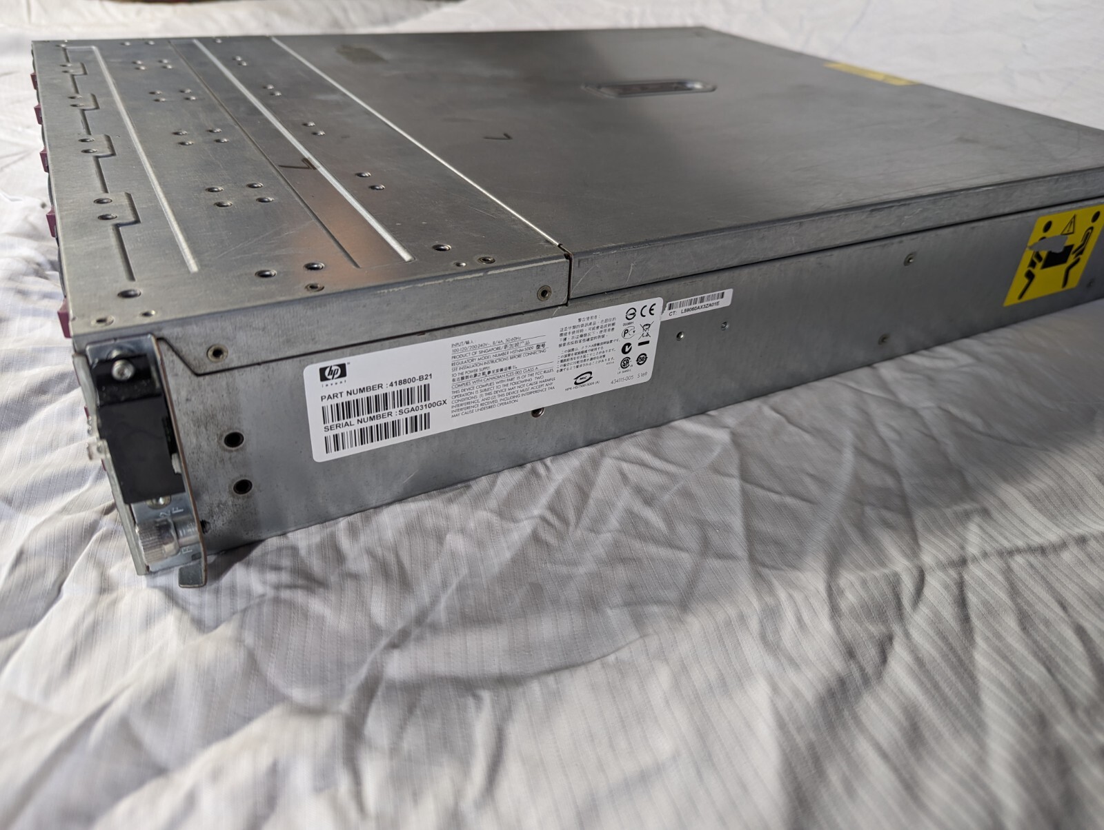 HP MSA70 w/ 15k upgraded SAS Drives StorageWorks 418800-B21 (25x 146GB ...