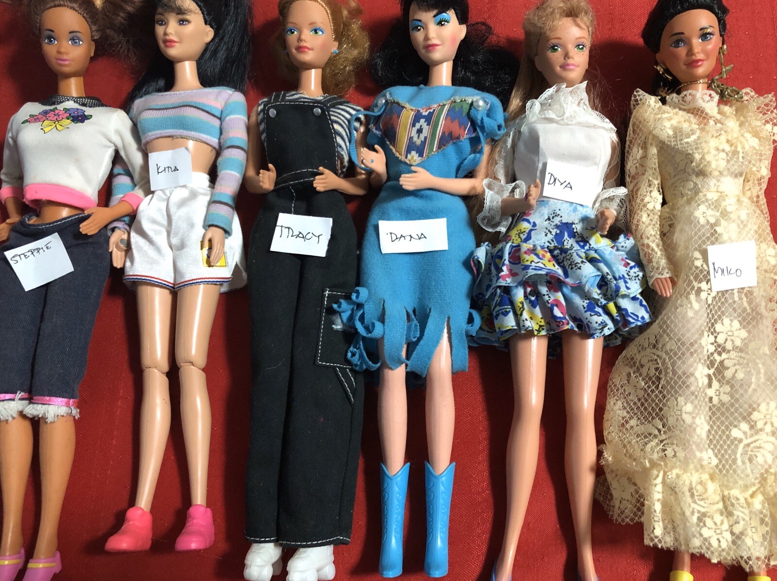 Barbies Friends STEFFIE KIRA TRACY DANA DIVA MIKO Lot Of 6 - All ...