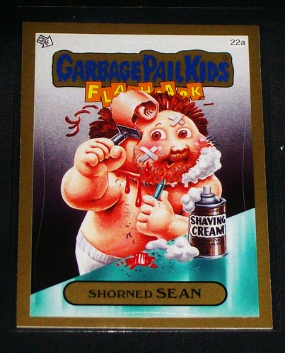 GPK 2011 Flashback Series 3 GOLD Border Parallel Card #22a Shorned SEAN ...