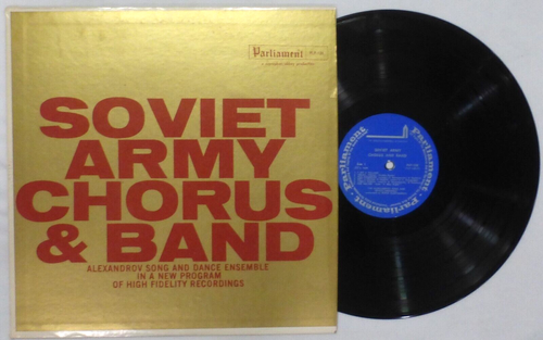"Soviet Army Chorus & Band" Vinyl LP, PLP-128, Parliament 33rpm, NM/EX ...
