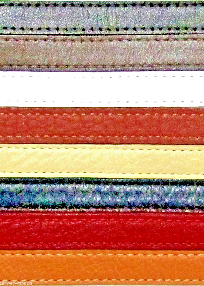 1/2" Genuine Leather Keyring Wrist Strap With 3 Detachable Mini Bolt ...