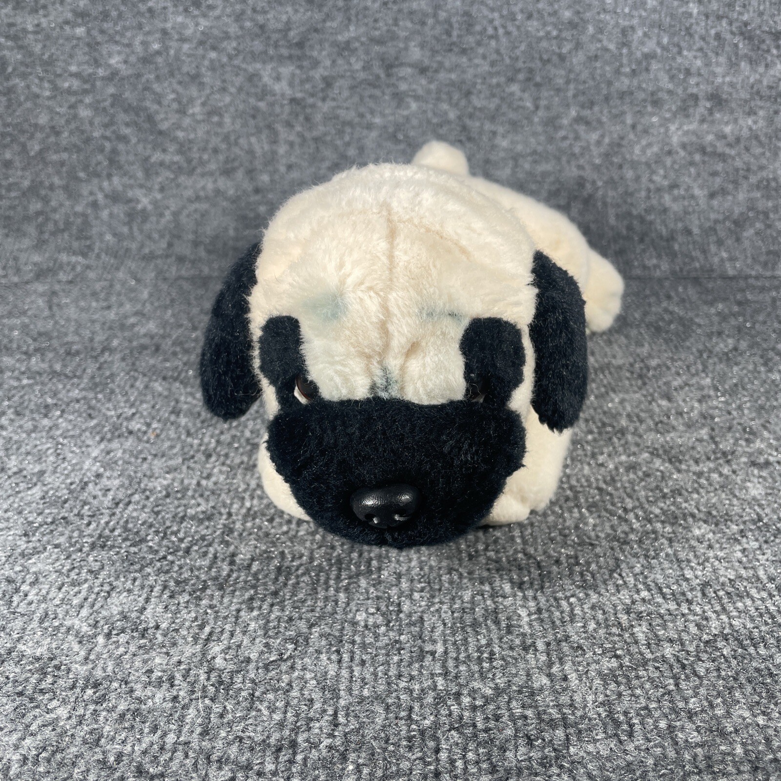 Russ Berrie THE PUG Puppy Dog 13” Long Plush Stuffed Animal Realistic ...