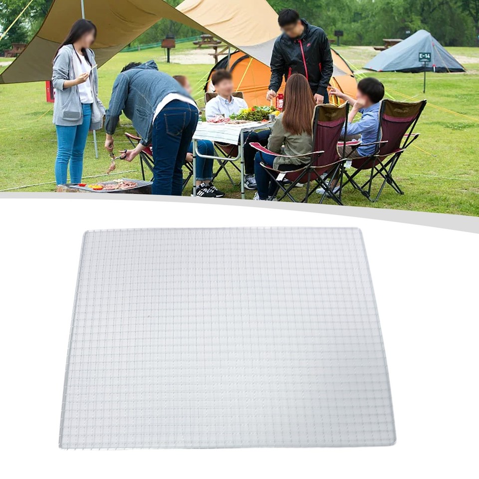 Grate Mesh Net BBQ Mesh Picnics Stainless Steel Field Trips Grate Mesh ...