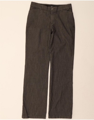 LEE Womens Long Mid Rise Casual Trousers US 8 Medium W30 L33 Grey DP25 ...