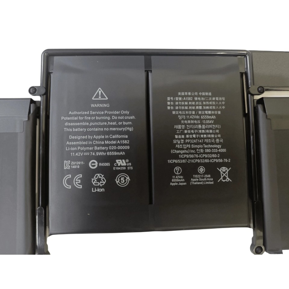 Genuine A1582 A1502 Battery for MacBook Pro 13'' Retina Early 2015 Mid ...