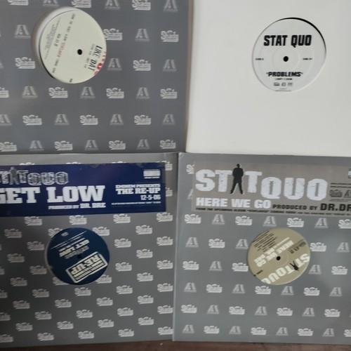 Stat Quo - Lot of 4 12" Vinyl Singles, Problems, Here We Go, Get Low ...