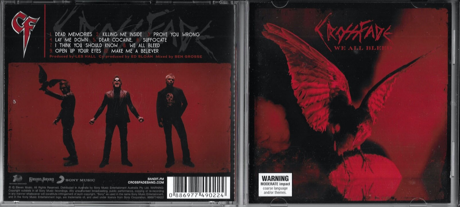 CROSSFADE - WE ALL BLEED [CD, 2011 ELEVEN SEVEN] | eBay.de