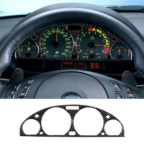 Carbon Fiber Instrument Dashboard Panel Trim Fit for BMW 3 Series E46 ...