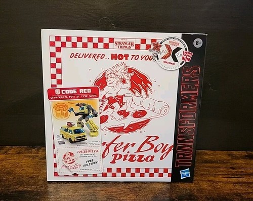 HASBRO COLLAB STRANGER THINGS x TRANSFORMERS CODE RED SURFER BOY PIZZA ...