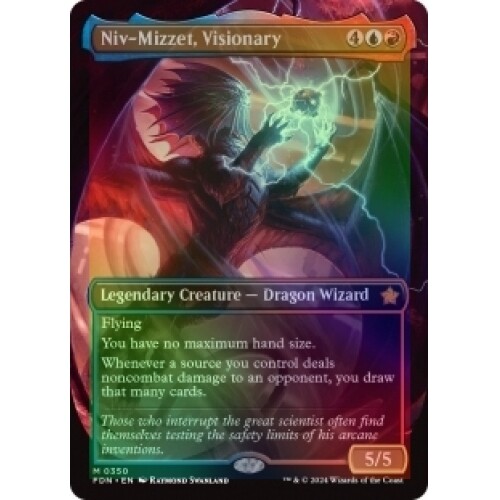 Foil Niv-mizzet, Visionary (borderless) M/NM Magic MTG Foundations | eBay