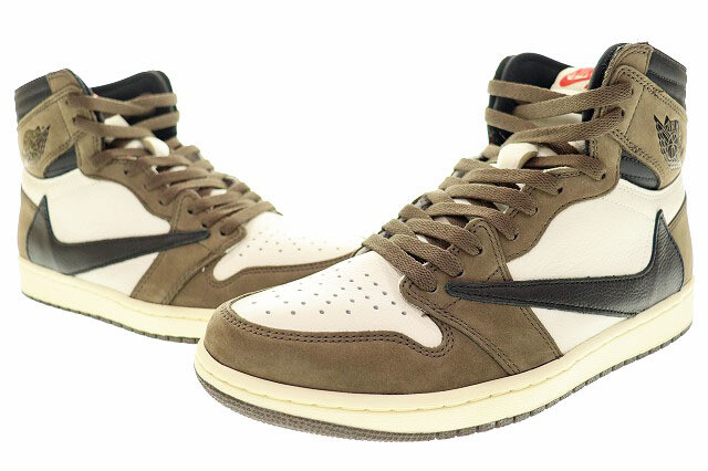 Nike AIR JORDAN 1 HIGH OG TS SP TRAVIS SCOTT 2019 DAR… - Gem