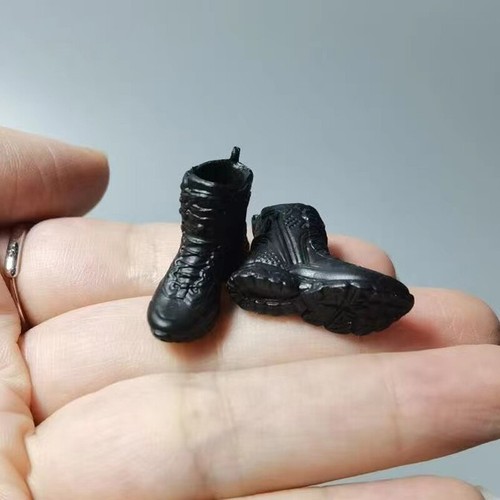 1/12 Scale Boots Solid Shoes Model Clothes Accessorie Fit 6in Female PH ...