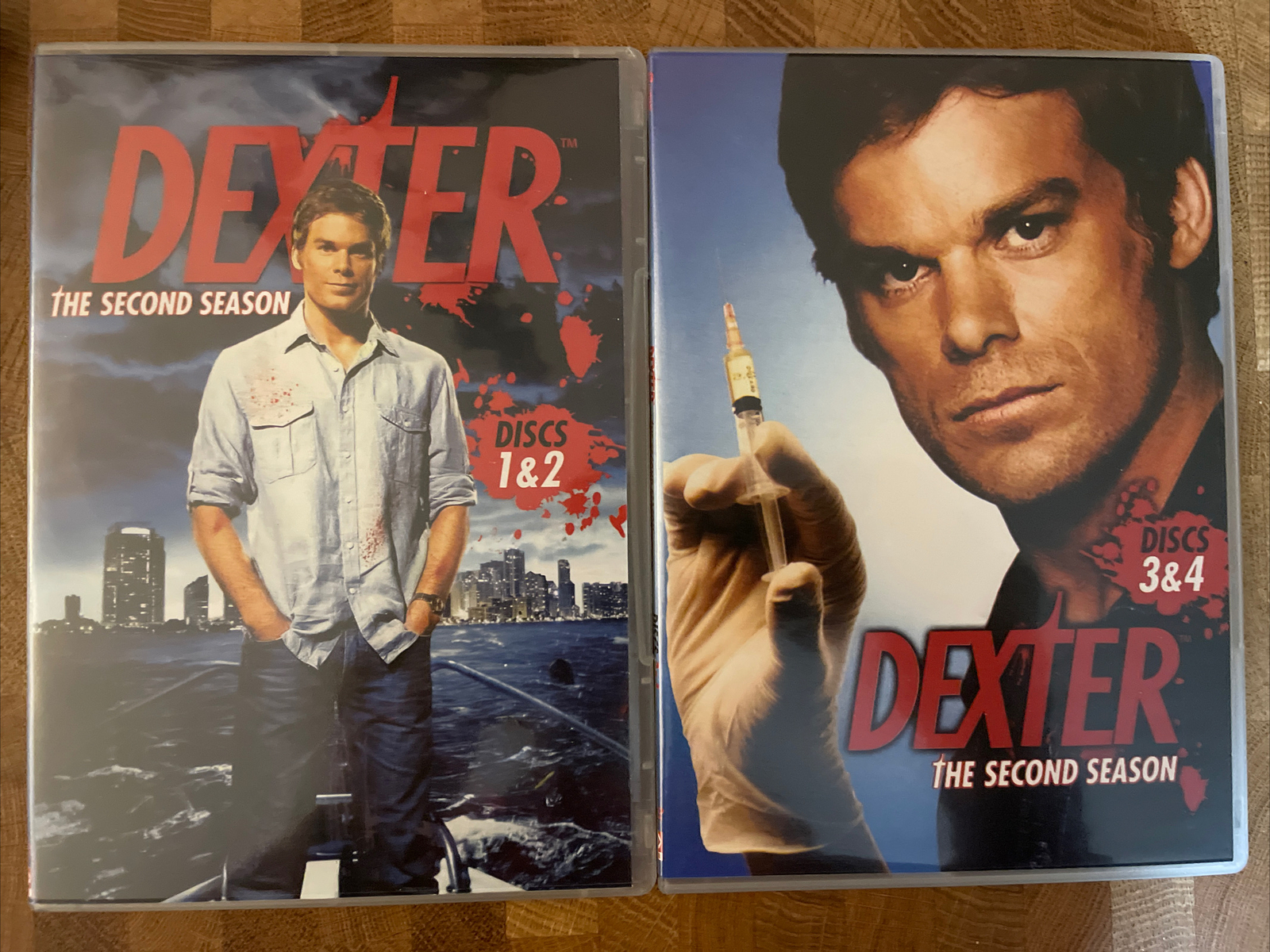 Dexter DVD TV Show - The Complete Second Season, 2007 4 Disc Set ...