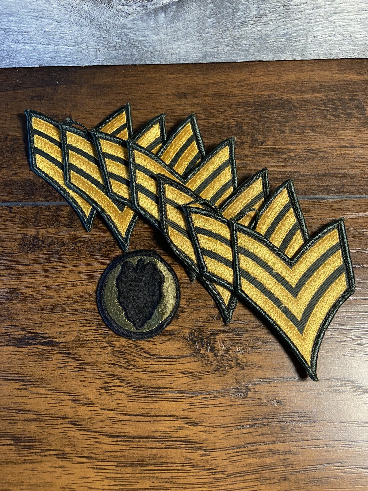 Lot Of 7 Vintage Vietnam Era NOS SGT Patches With 1 Bonus 24th Infantry ...