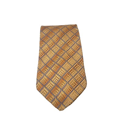 FRATELLI MODA Tie High End Dress Suit Necktie Silk Italy Men's Tie Gold ...
