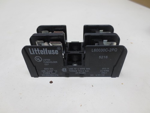 LITTELFUSE L60030C-2PQ FUSE BLOCK CLASS CC | eBay