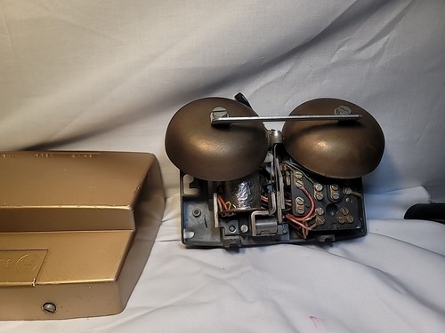 Vintage Double-Bell Chime Ringer F1A External Telephone Ringer Western ...