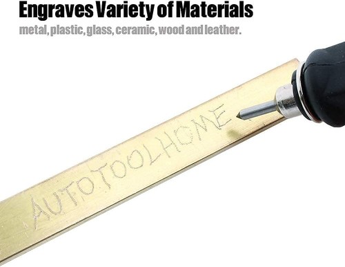 AUTOTOOLHOME 10pcs Scribe Tips Engraver Bits Carbide Point Bit Nozzle ...