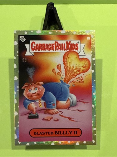 2025 Garbage Pail Kids Valentine Day Yellow Heart Foil 1b BLASTED BILLY ...