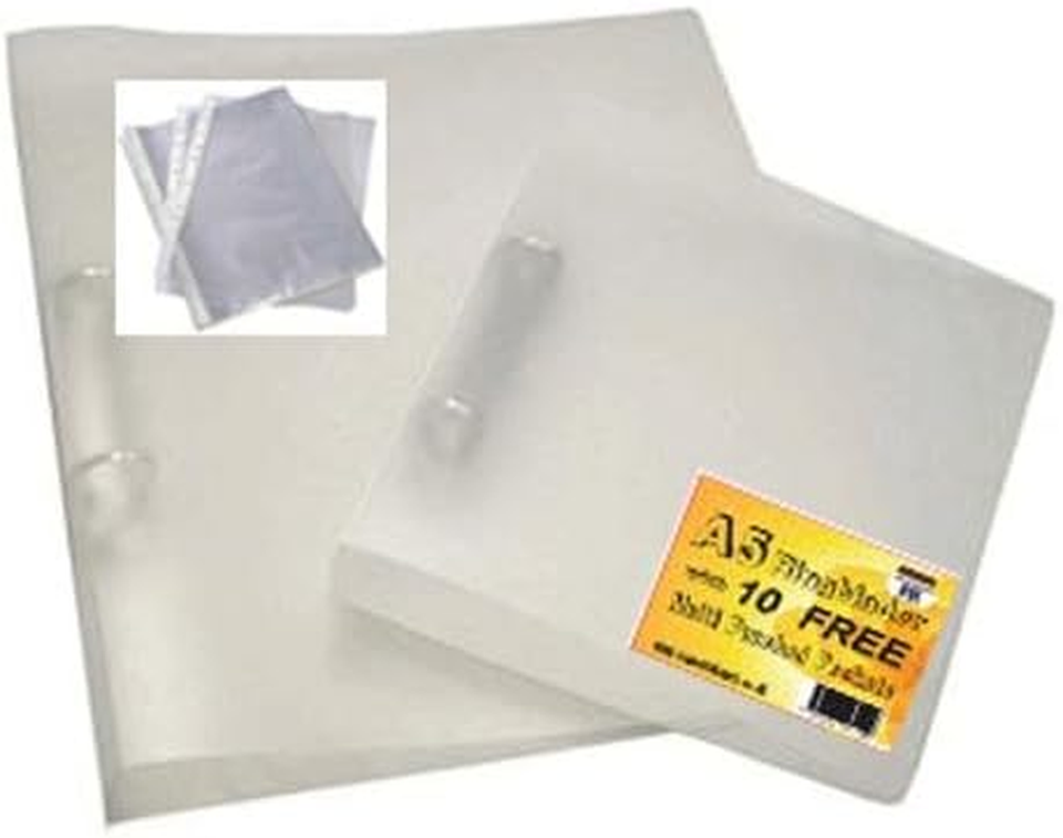 A5 15Mm Ring Binder+10 Free Pockets (A5 Slim Ring Binder) | eBay UK