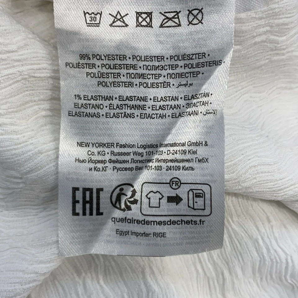 Amisu, Top, Größe: XL, Weiß, Elasthan/Polyester, Einfarbig, Damen #sYI ...