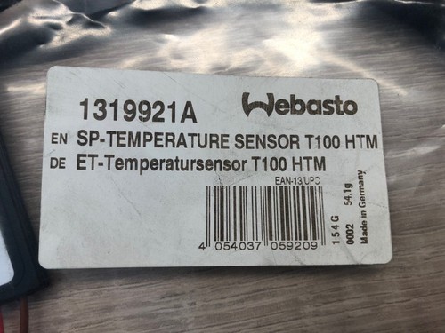 Webasto 1319921A Temperatursensor Temperaturfühler T100 HTM Thermo Call ...