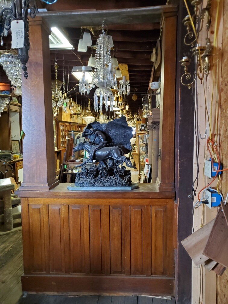 Large Oak Colonnade. Antique Room Divider Arts And Craft Colonnade. | eBay