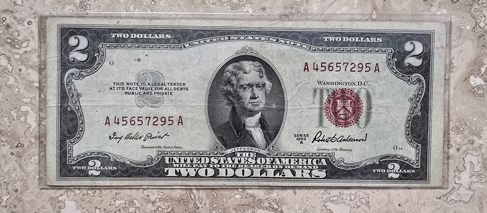 1953 Series Red Seal $2 Two Dollar Bill Notes | eBay