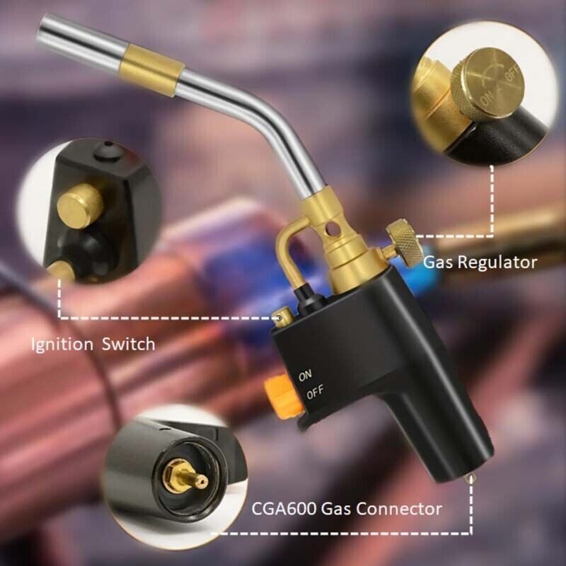 For TS8000 Trigger Start Mapp Gas Torch High Intensity Propane Torch ...