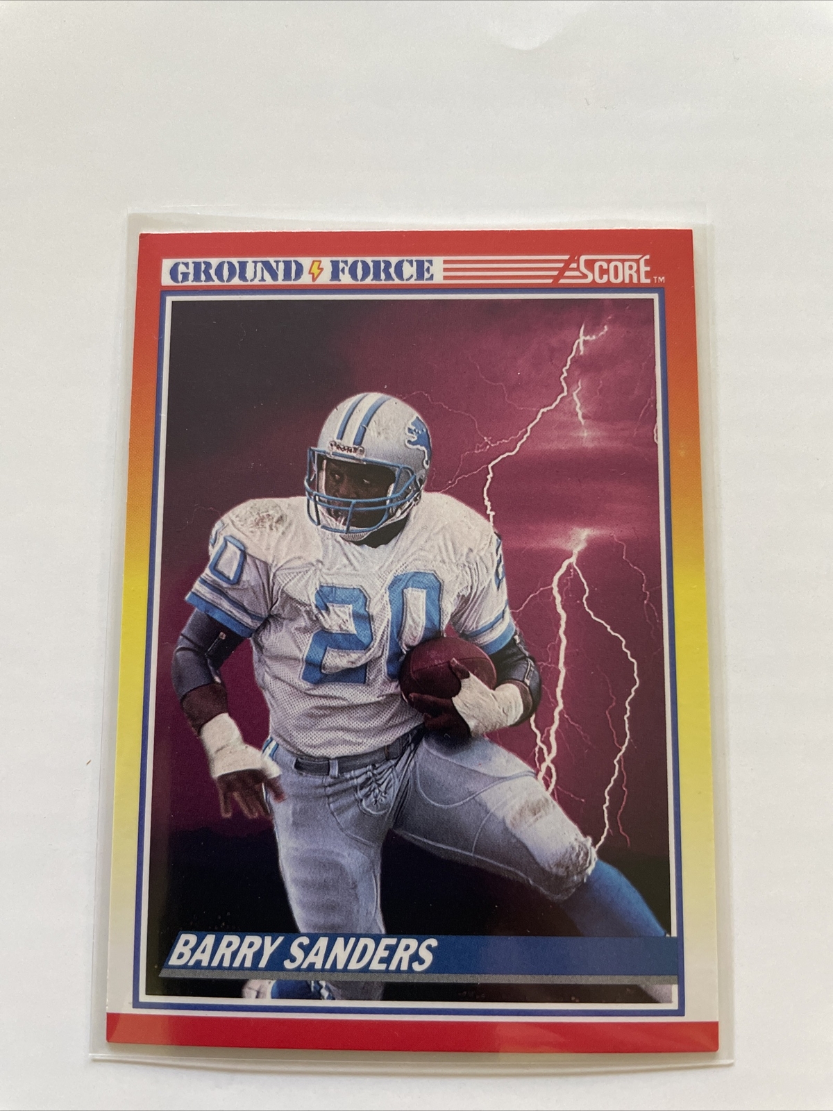 1990 Score - Ground Force Barry Sanders #325 for sale online | eBay